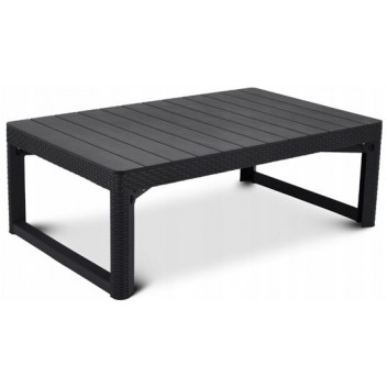 Masa Keter Lyon Rattan Table Graphite