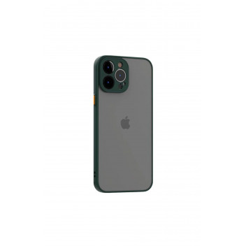 Matte shadow series protective case for iP13 Pro Max Dark Green