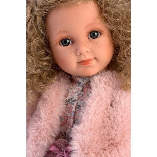 4-53533 Papusa cu corp moale si par buclat Elena 35cm Llorens