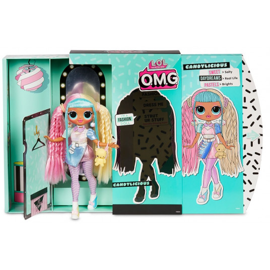 565109 Papusa L.O.L. Surprise! OMG S2 - CANDYLICIOUS (Lady Bon Bon)