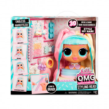 572008 Papusa manechin L.O.L. Surprise! OMG Candylicious Styling Head ...