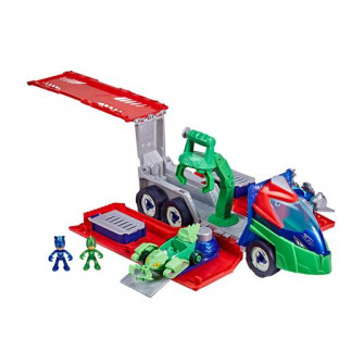 F2121 Set de joaca cu lansator 2 masini cu 2 figurine PJ MASKS