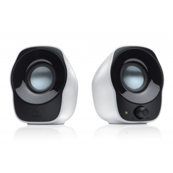 Boxe pentru calculator 2.0 Logitech Z120, Negru/Alb