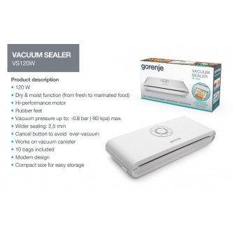 Aspiratorul Gorenje VS120W: Companionul tau suprem de curatare.